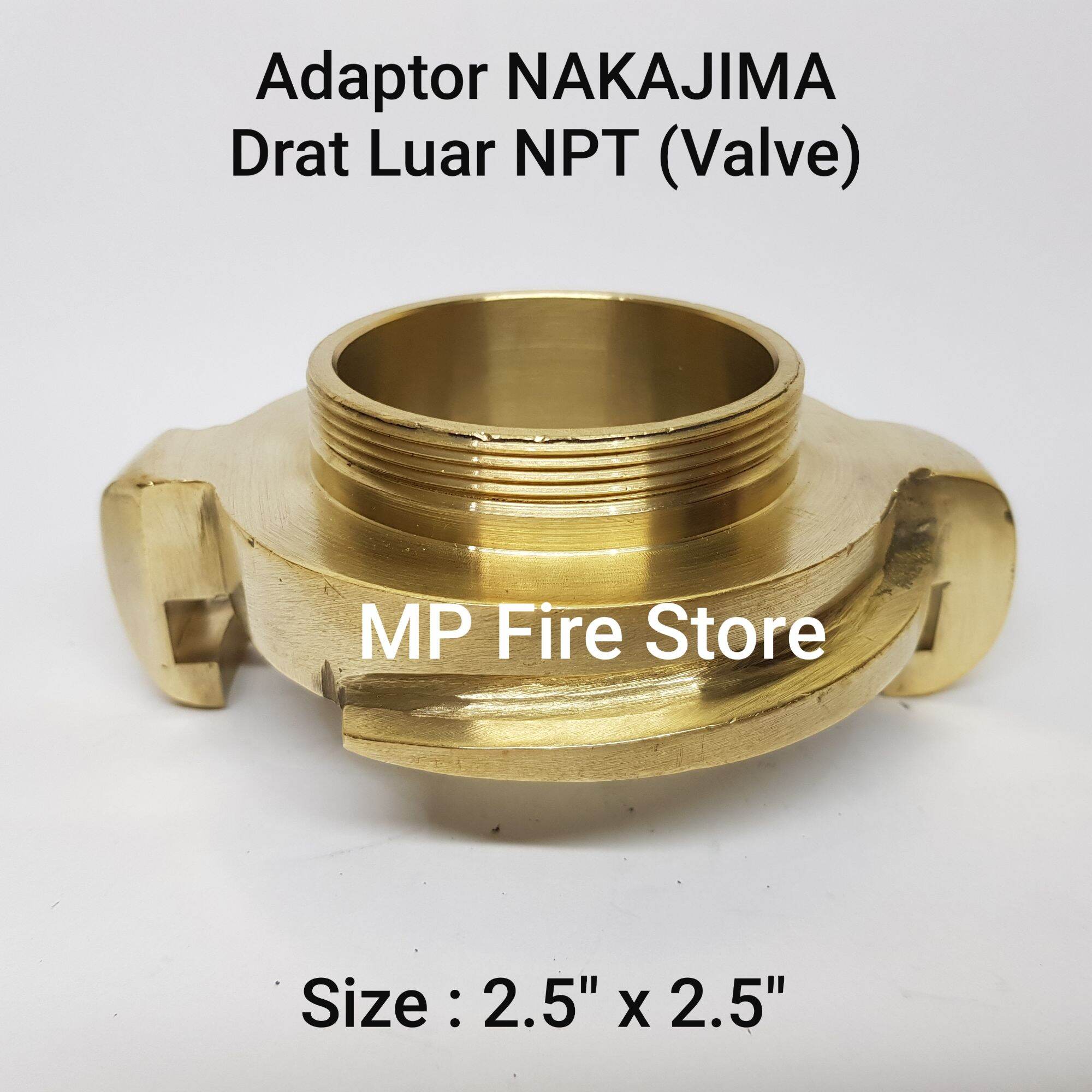 ADAPTOR PEMADAM NAKAJIMA 2.5 inch DRAT LUAR NPT FIRE HYDRANT VALVE ...