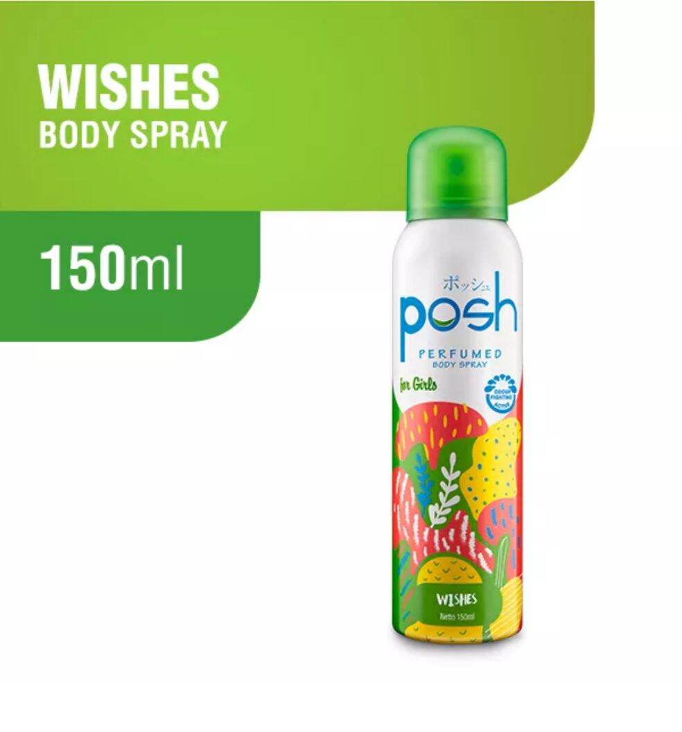 Parfum Posh Body Spray Wishes Botol 150ml | Lazada Indonesia
