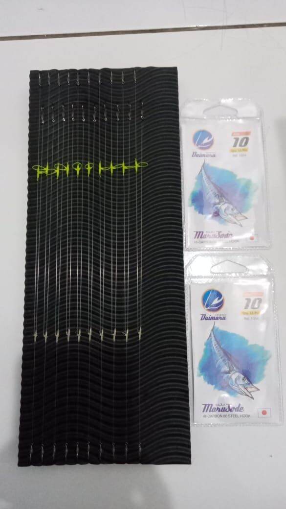 Rangkaian Kail Cabang 3 - Mata Kail DAIMARU MARUSODE No. 10 isi 10 ...