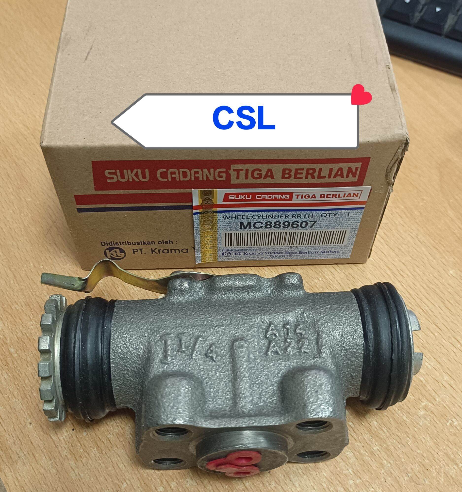 WHEEL CYLINDER BAK MASTER REM BELAKANG PS125 CANTER MC889607 RH POLOS ...