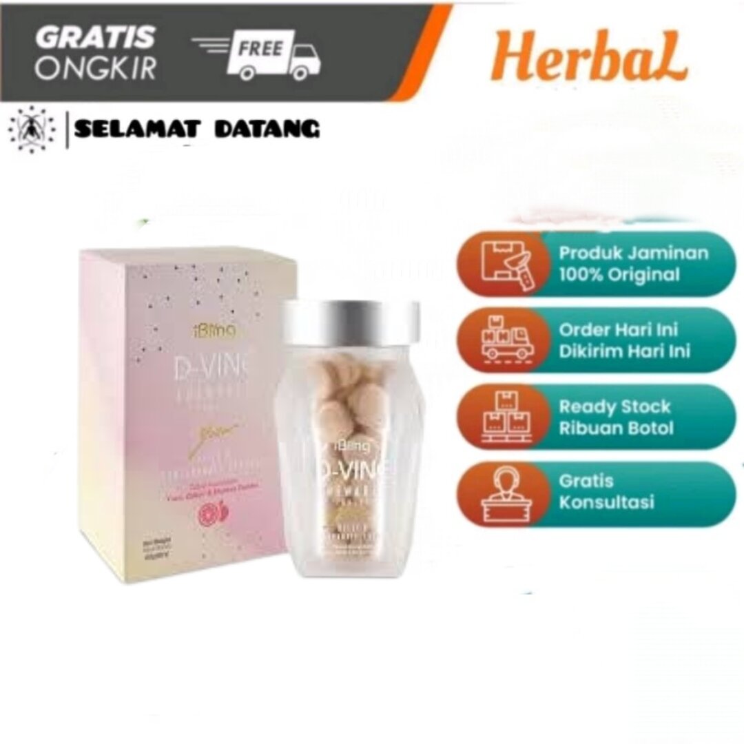 DVINE D VINE D-VINE COLLAGEN CANDY 100% ORIGINAL ECER ISI 40 TABLET ...