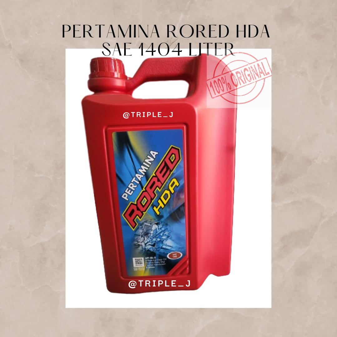 Pertamina Rored HDA sae 140 4Liter | Lazada Indonesia