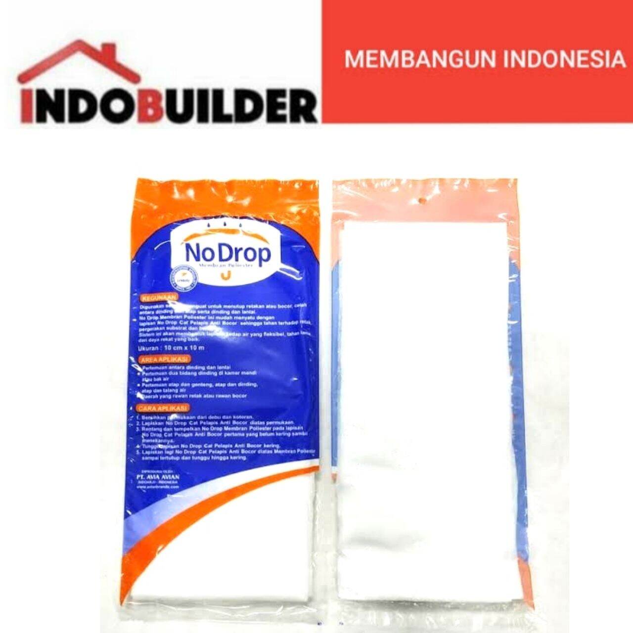 NO DROP MEMBRAN SERAT FIBER WATERPROOFING 10 CM X 10 METER MEMBRANE ...