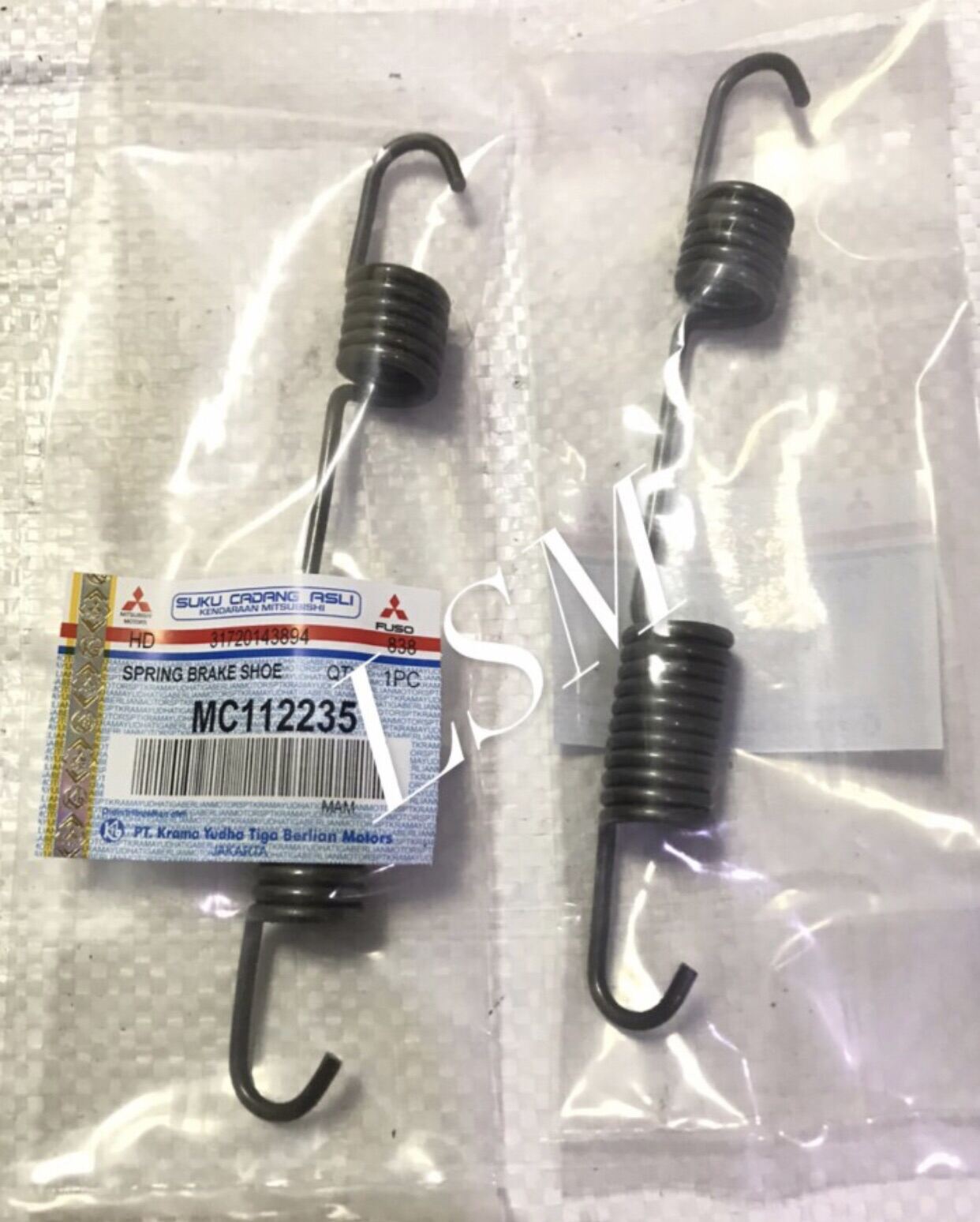 SPRING BRAKE SHOE - PER KAMPAS REM CANTER PS125 TURUBO FE74 | Lazada ...