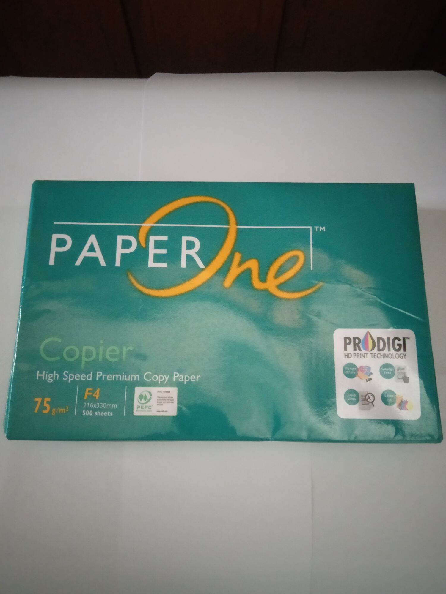kertas HVS ukuran f4 paper one 75 gsm per pak isi 500 lembar | Lazada Indonesia