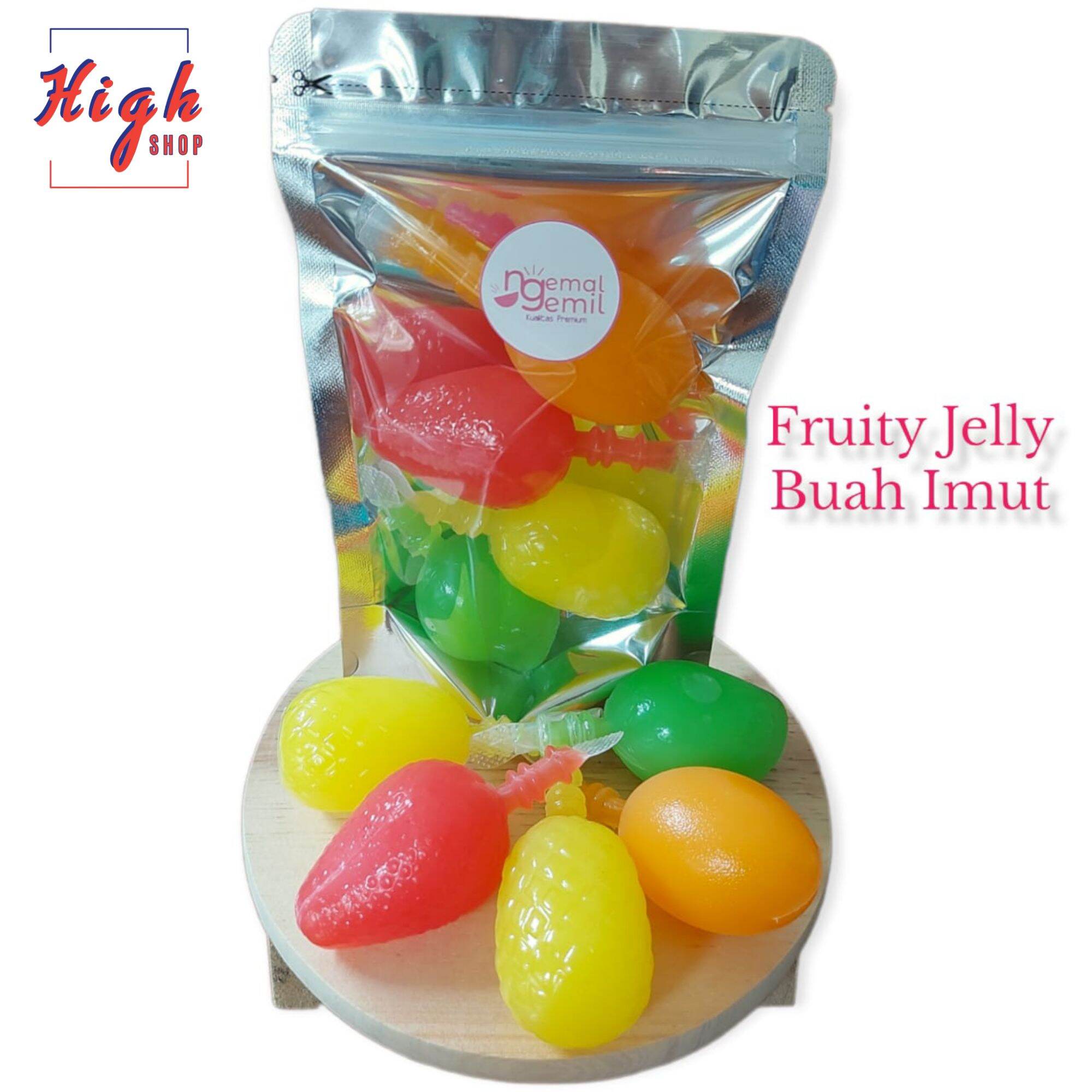Fruity Jelly Bentuk Buah Imut Puding Jelly Agar-agar Bentuk Buah Aneka ...