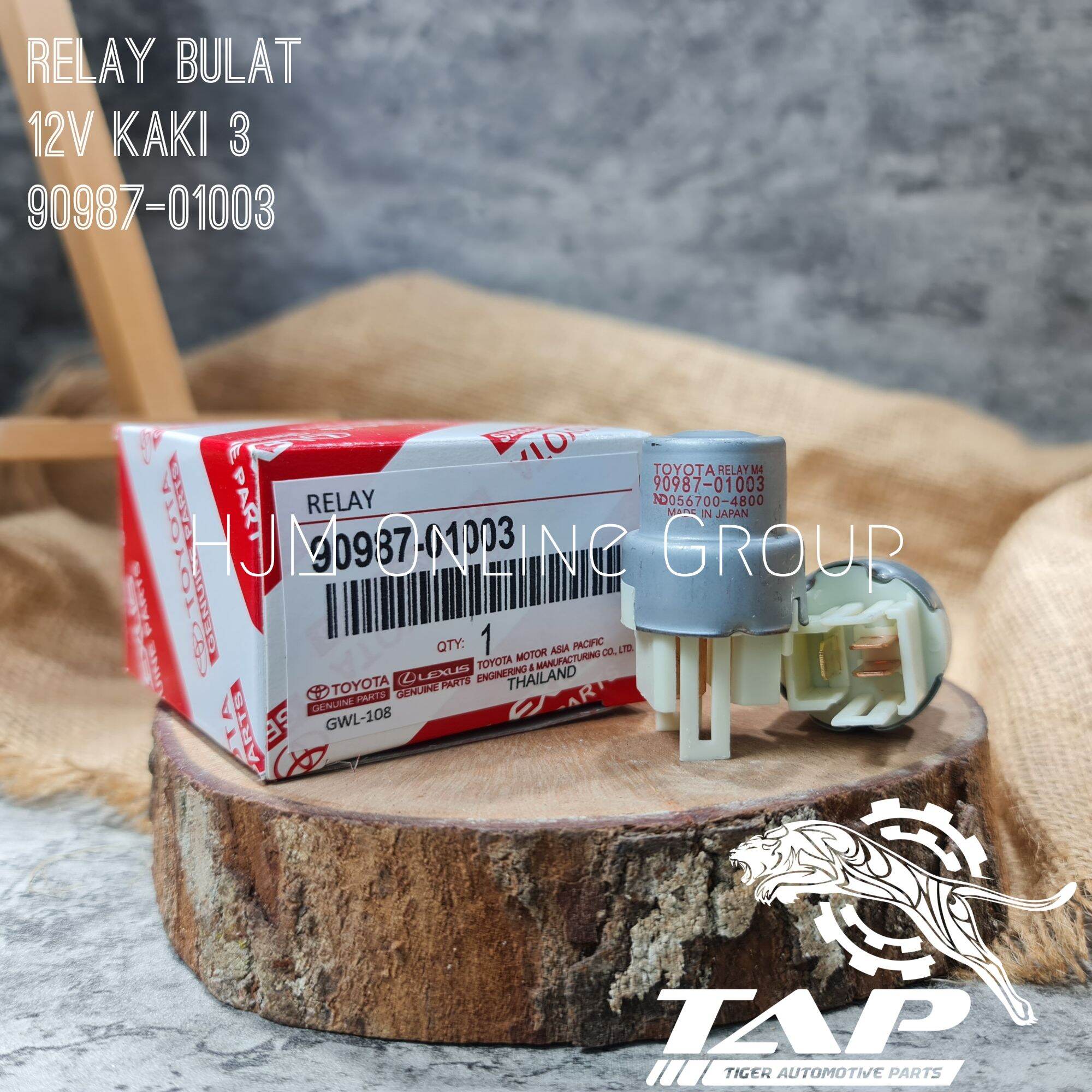 RELAY HEAD LAMP LAMPU BULAT 12V KAKI 3 KIJANG 90987-01003 | Lazada Indonesia