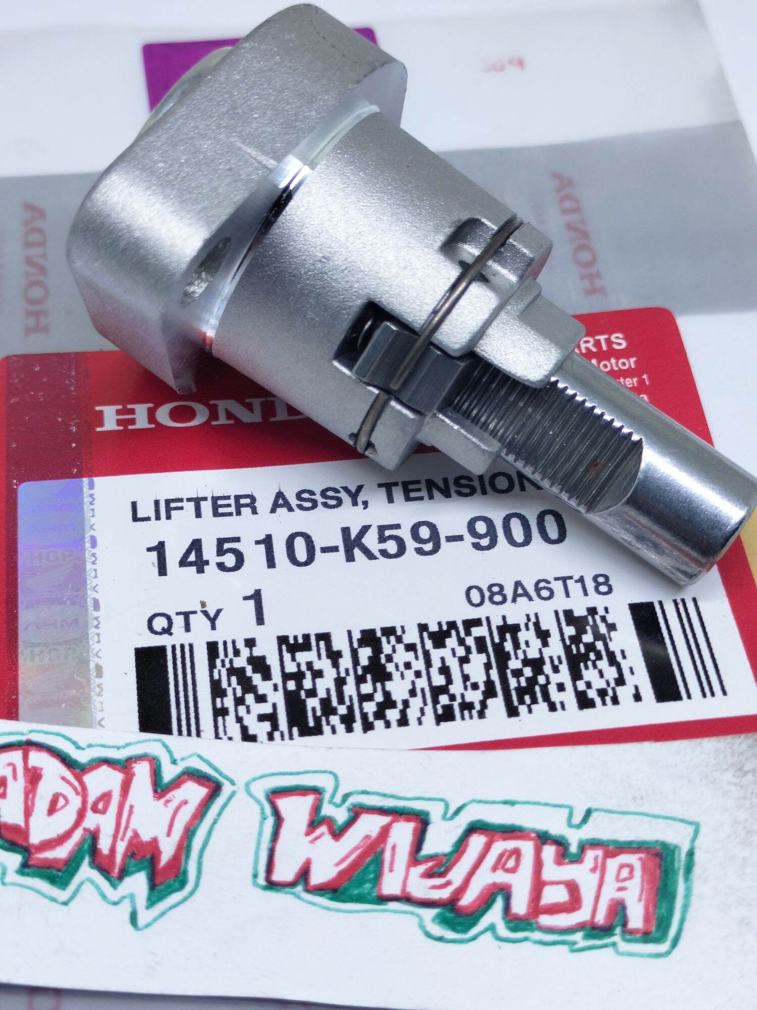 Tonjokan keteng 14510-K59-900 Lifter Assy tensioner Honda beat LED ...