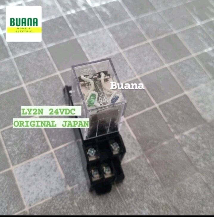 Relay Omron LY2N 24VDC Ori Jepang plus socket | Lazada Indonesia
