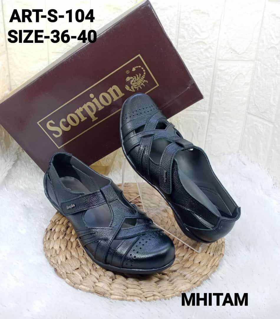 SEPATU KULIT WANITA SCORPION 104 | Lazada Indonesia