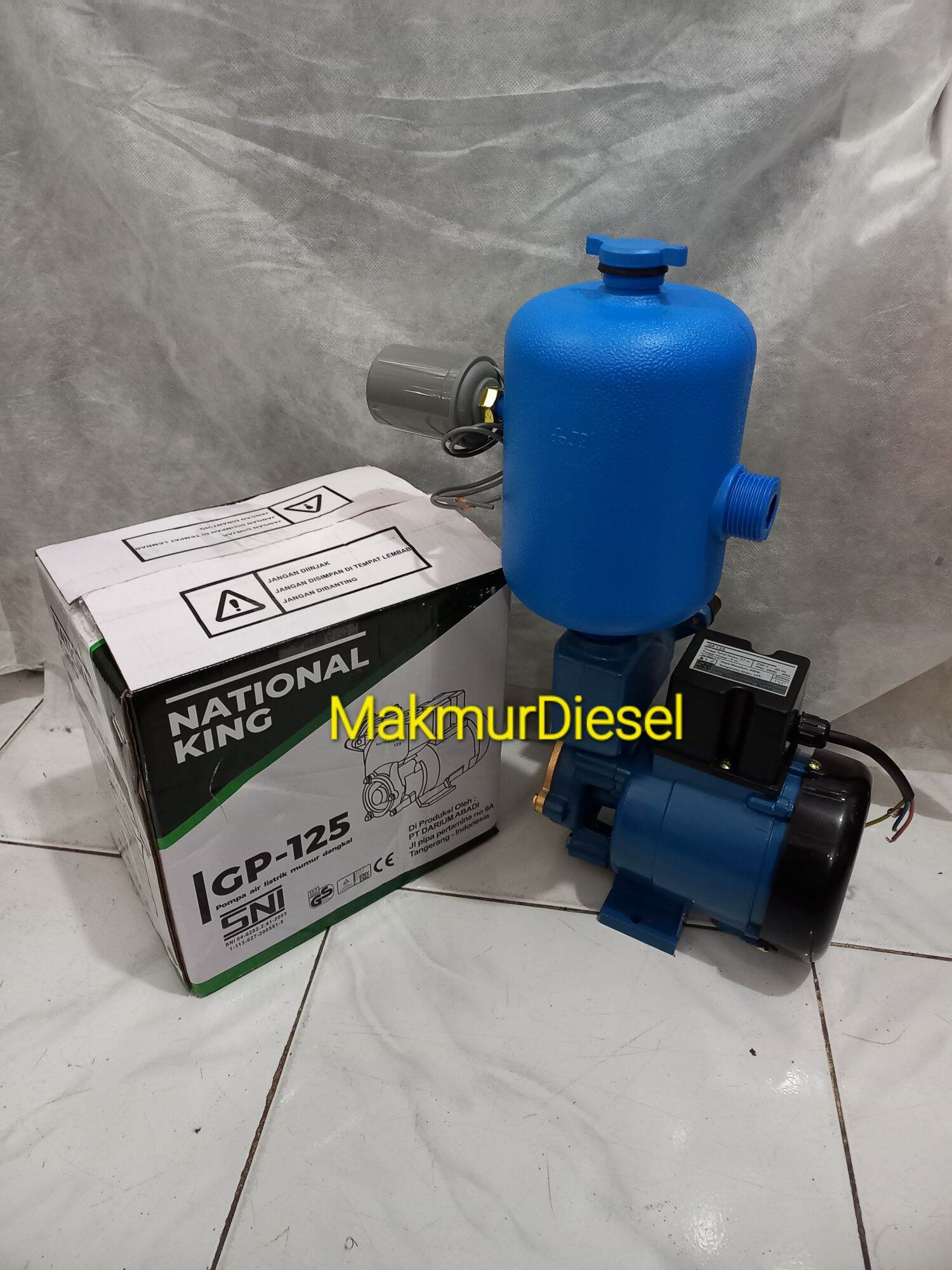 Pompa NATIONAL KING GP-125 + Otomatis Tabung Plastik | Lazada Indonesia