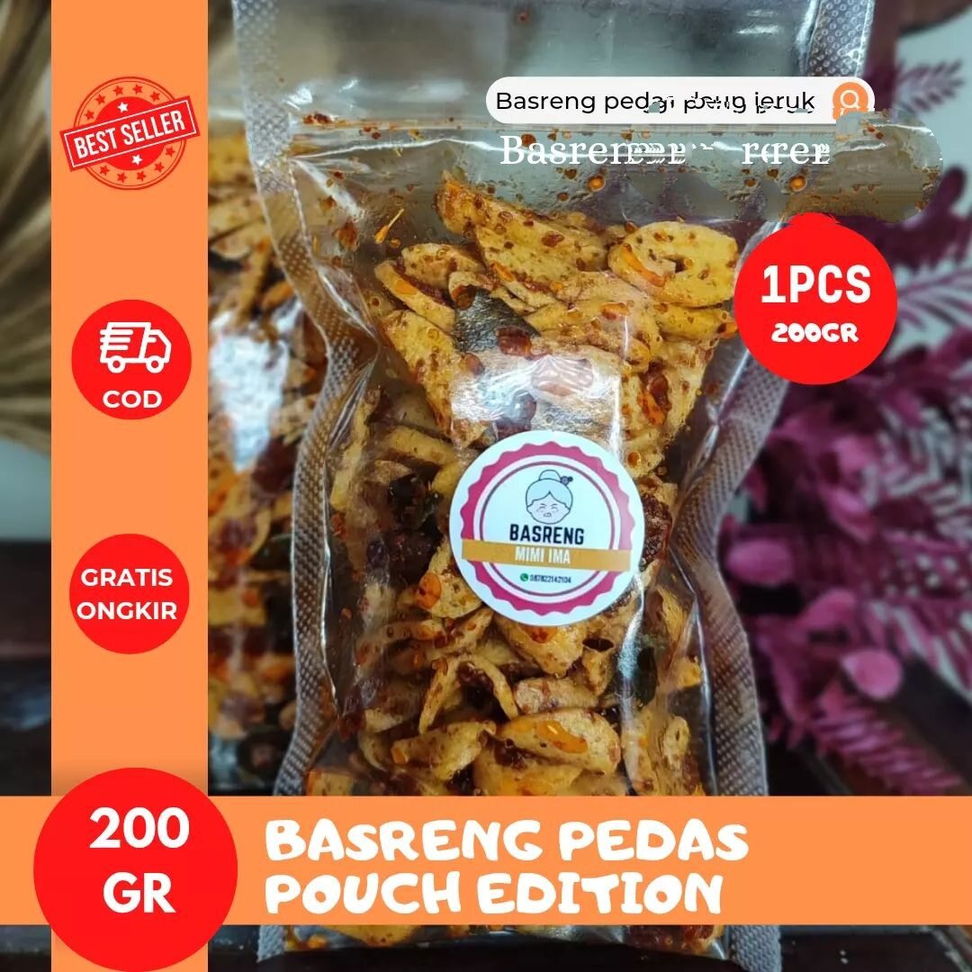 BASRENG PEDAS ISI 200 GRAM KEMASAN STANDING POUCH | Lazada Indonesia
