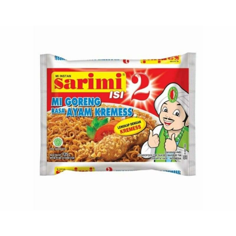 Mie Goreng Instant Sarimi Isi 2 Rasa Ayam Kremes (10 Pcs) | Lazada ...