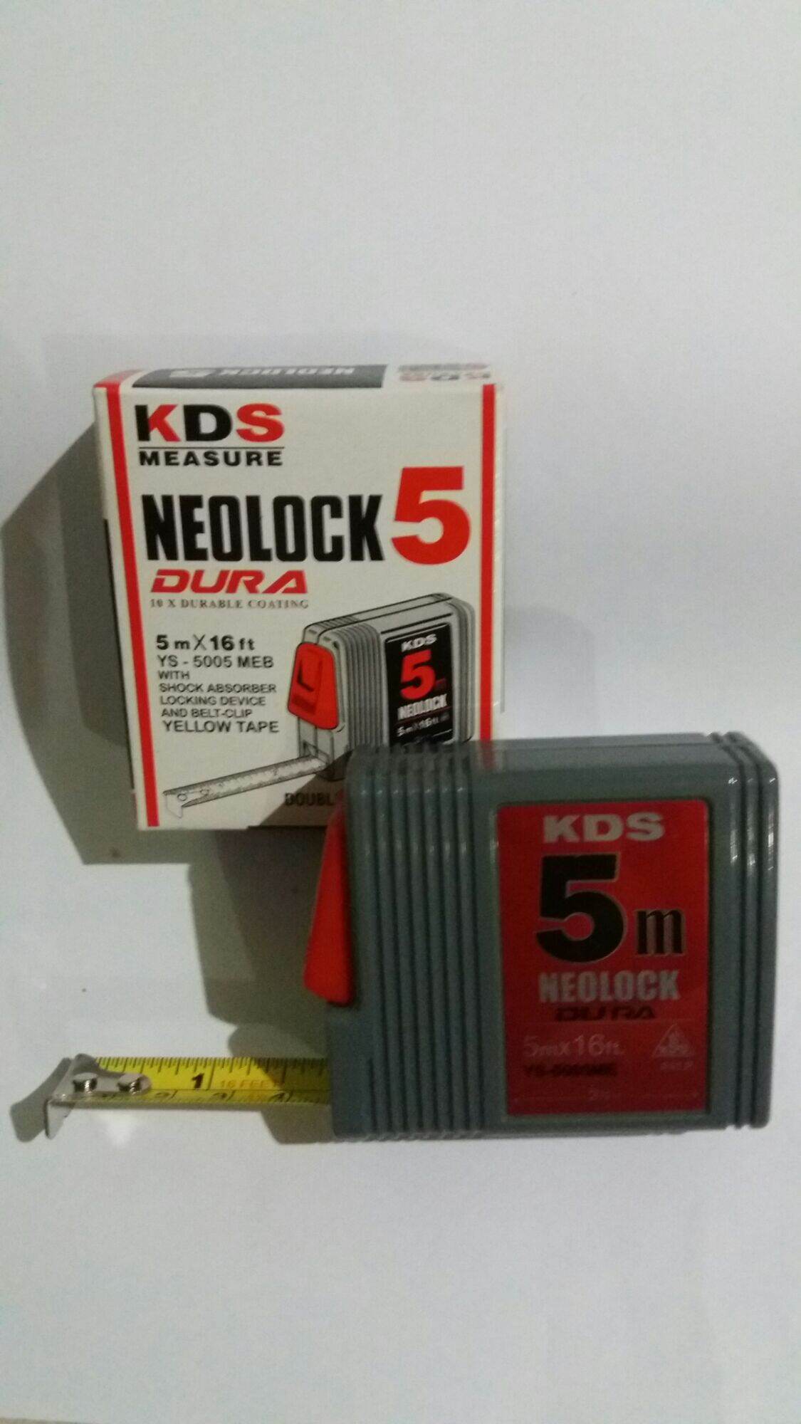 Meteran KDS 5 meter Neolock Dura | Lazada Indonesia
