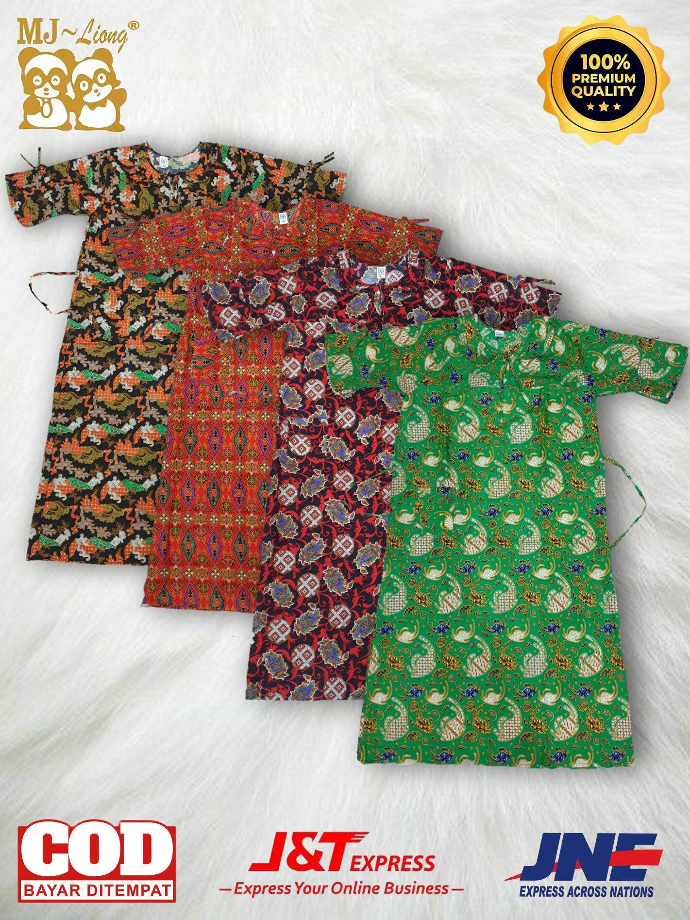 LONGDRESS BUSUI BATIK BAGAN KERAH MODEL UKURAN L DAN XL LD 108-116CM MJ ...