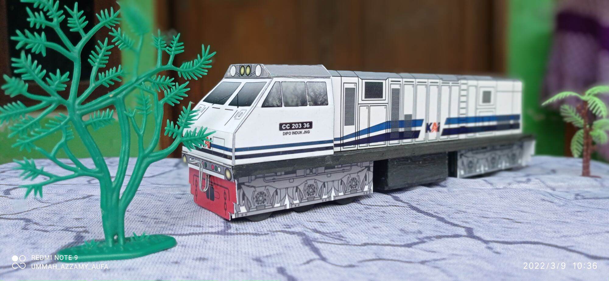 mainan kereta api lokomotif CC 203 | Lazada Indonesia