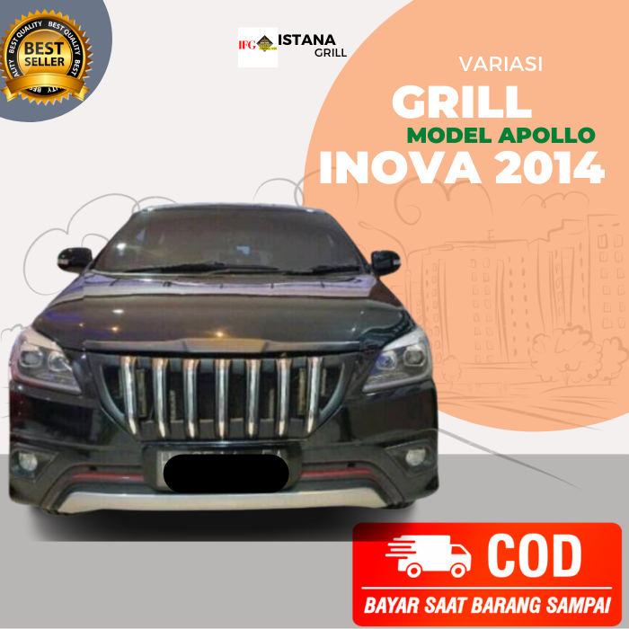 grill inova barong 2014 2015 model apollo/prado | Lazada Indonesia