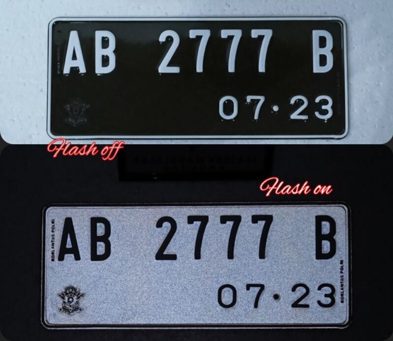 Plat nomer motor custom reflektif 2 pcs | Lazada Indonesia