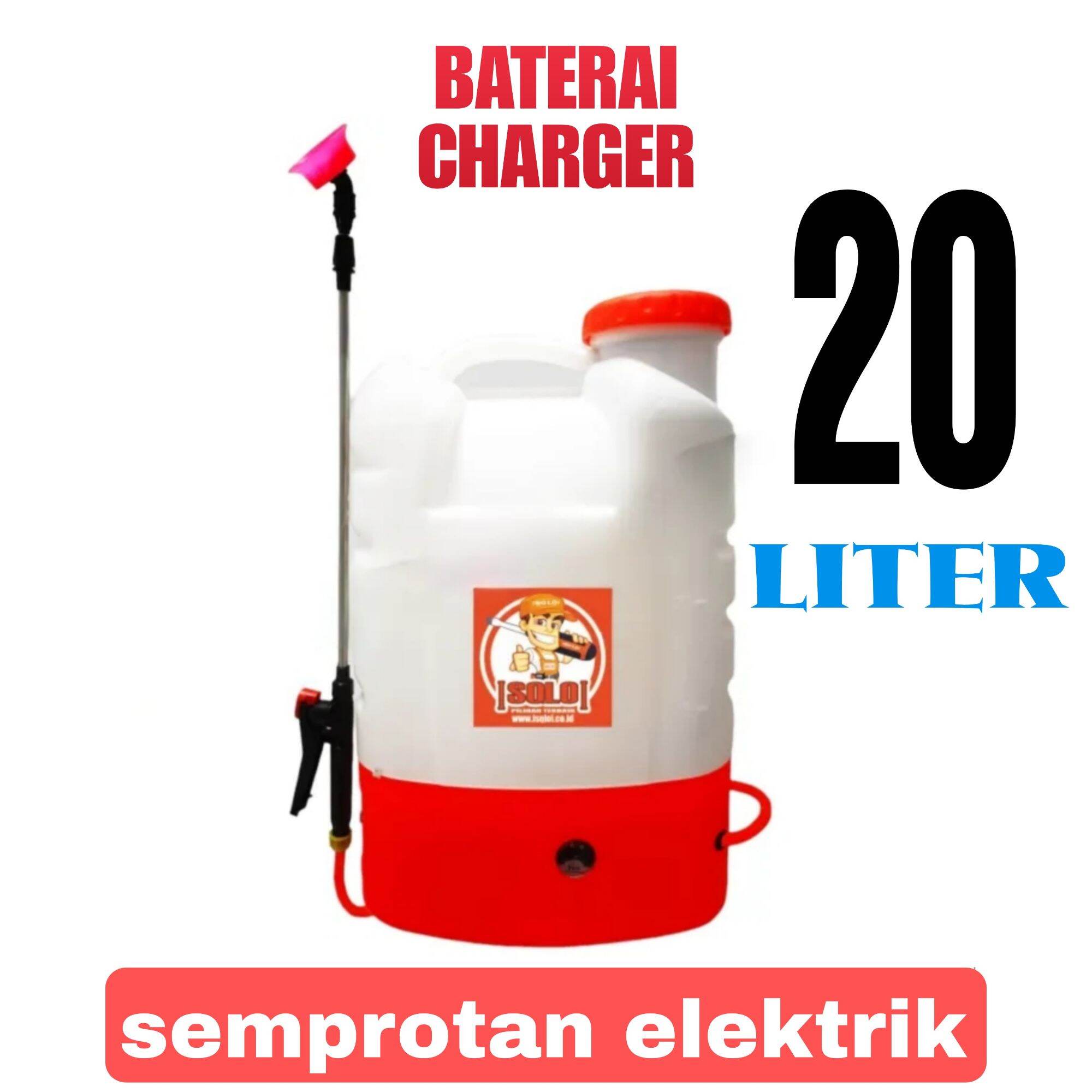 alat semprot sprayer elektrik baterai cas tangki 20 liter SL-20LB ...
