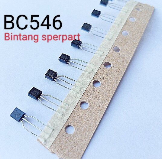 (10 Buah) BC546 TRANSISTOR BC546 ORIGINAL TRANSISTOR BC546 TRANSISTOR ...