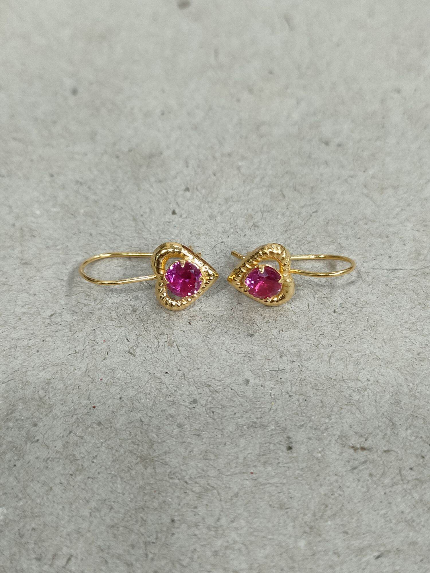 anting desi love mata merah 1/2 gram emas muda | Lazada Indonesia