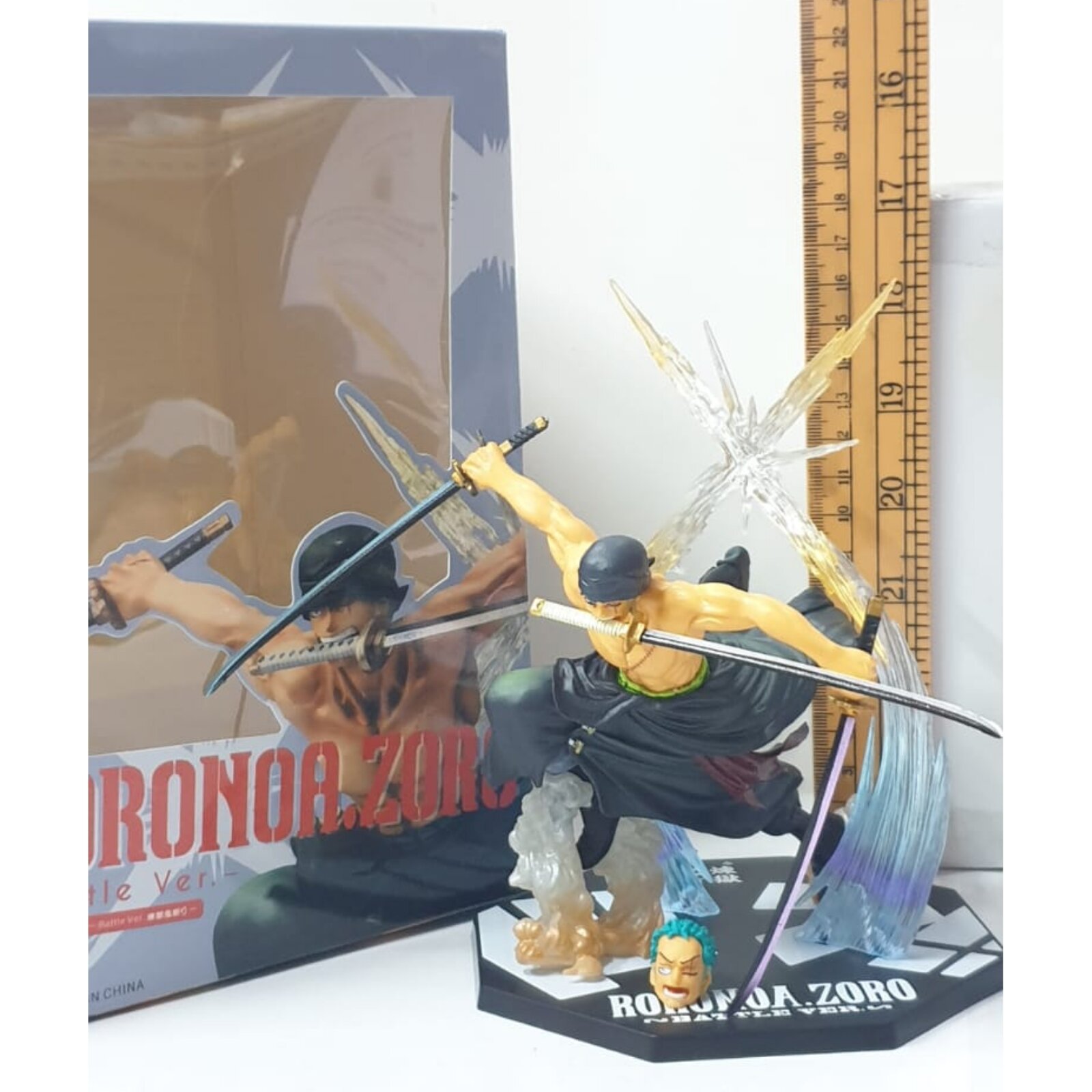 Roronoa Zoro Figure Box Anime One Piece / Hiasan / Pajangan / Koleksi ...