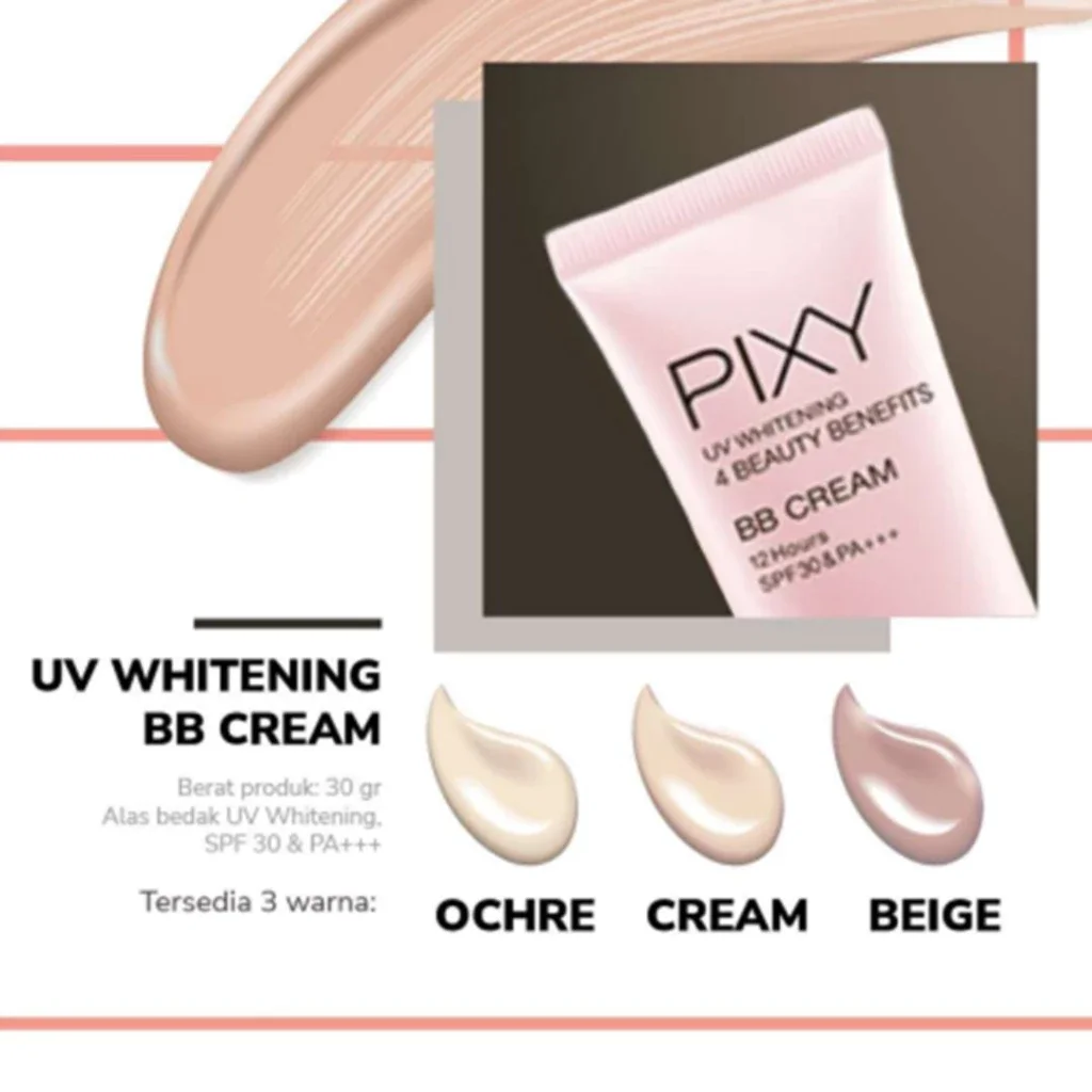 PIXY BB Cream UV Whitening 4 Beauty Benefits SPF 30&PA+++. | Lazada Indonesia