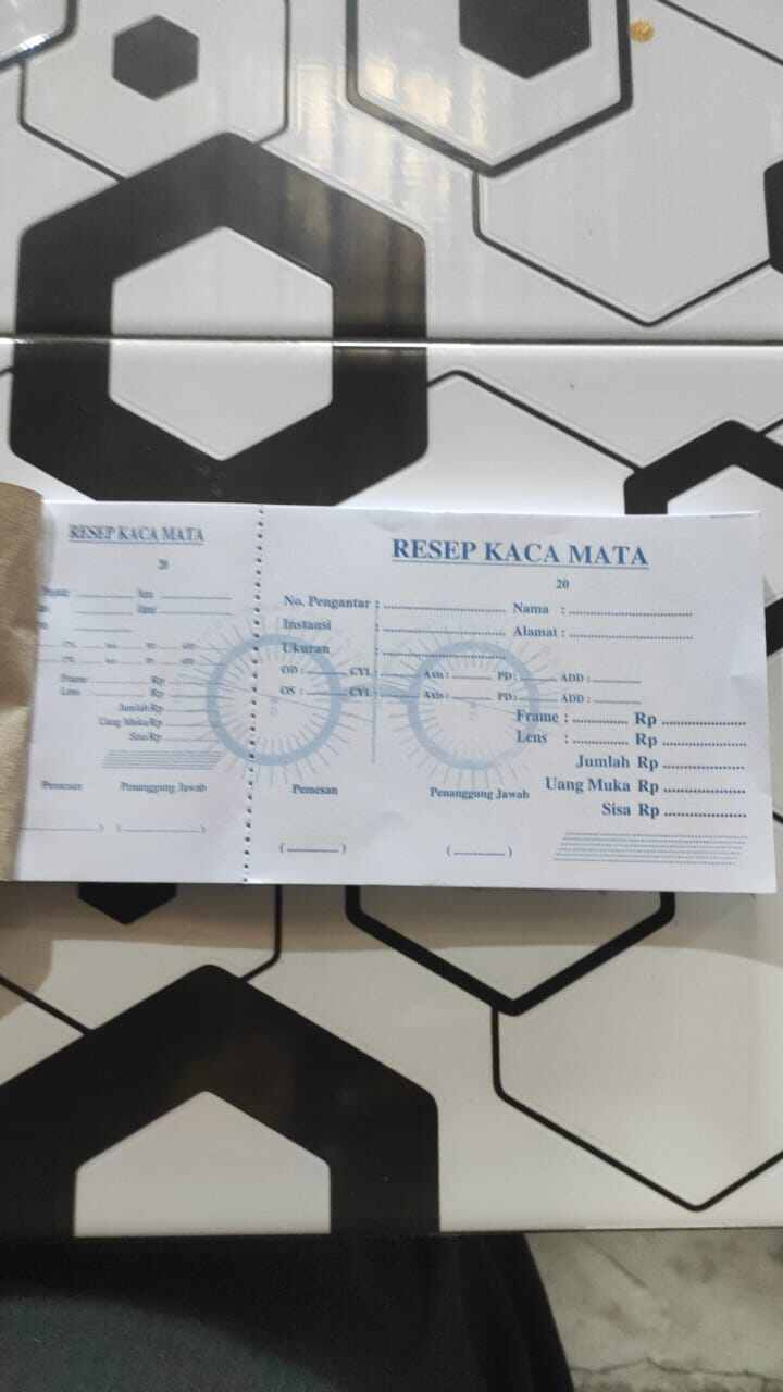 Resep Nota Kwitansi Pembelian Kacamata Isi 100 Lembar | Lazada Indonesia