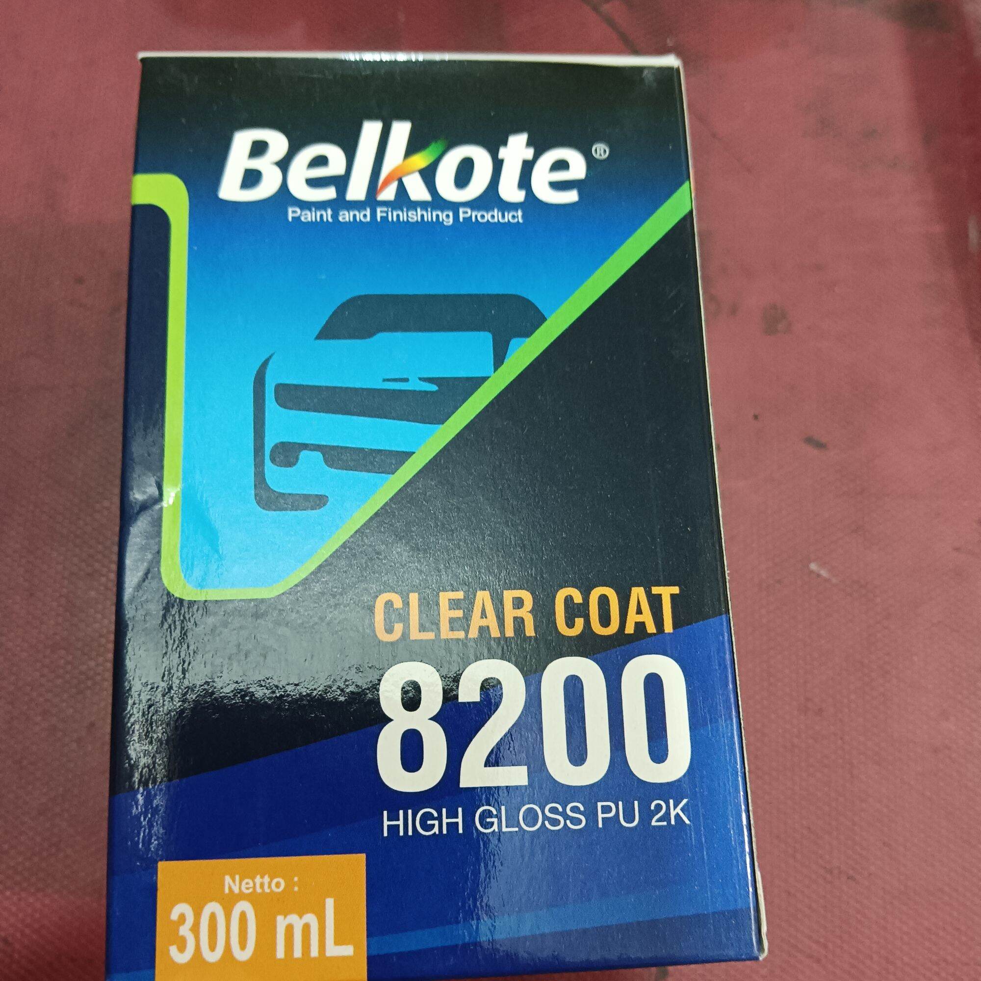 CAT VERNIS BELKOTE 8200 HIGH GLOSS PU 2K CLEAR COATI ISI 300 ML ...