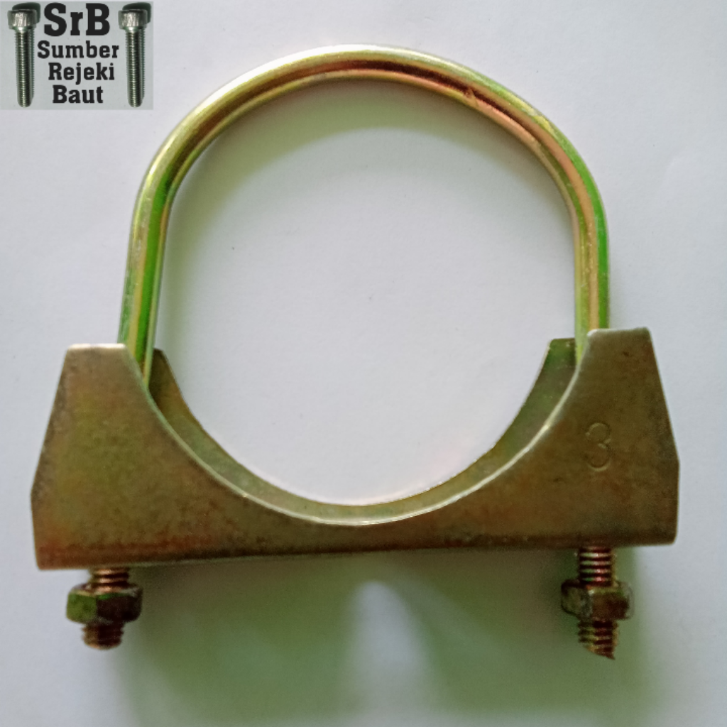Klem Knalpot 3 inchi U Bolt Clamps Harga Satuan | Lazada Indonesia