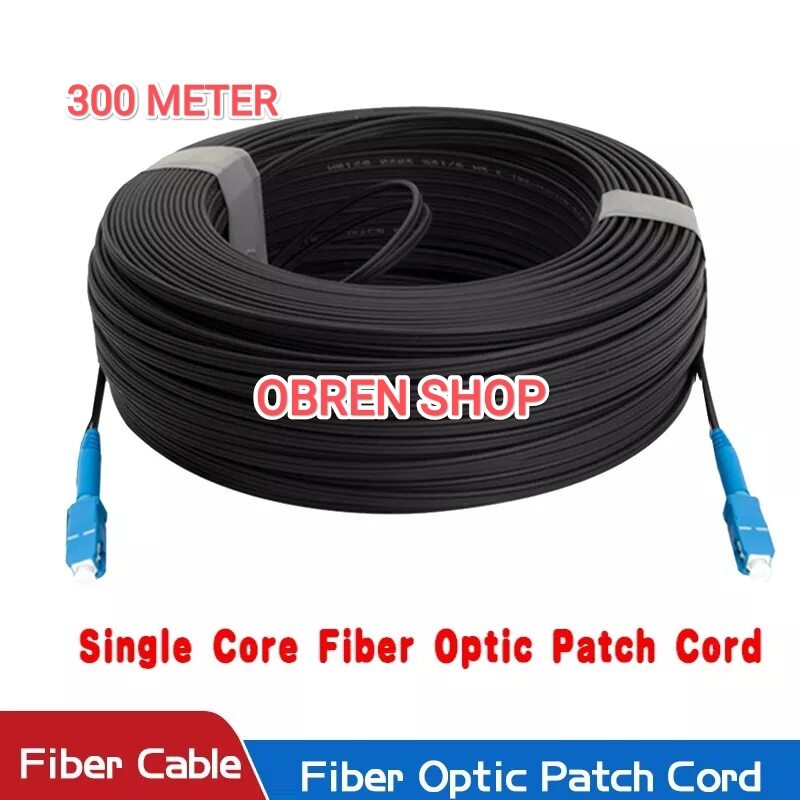 KABEL FO FIBER OPTIC SC - SC SINGLE MODE 300 METER NETLINE | Lazada ...