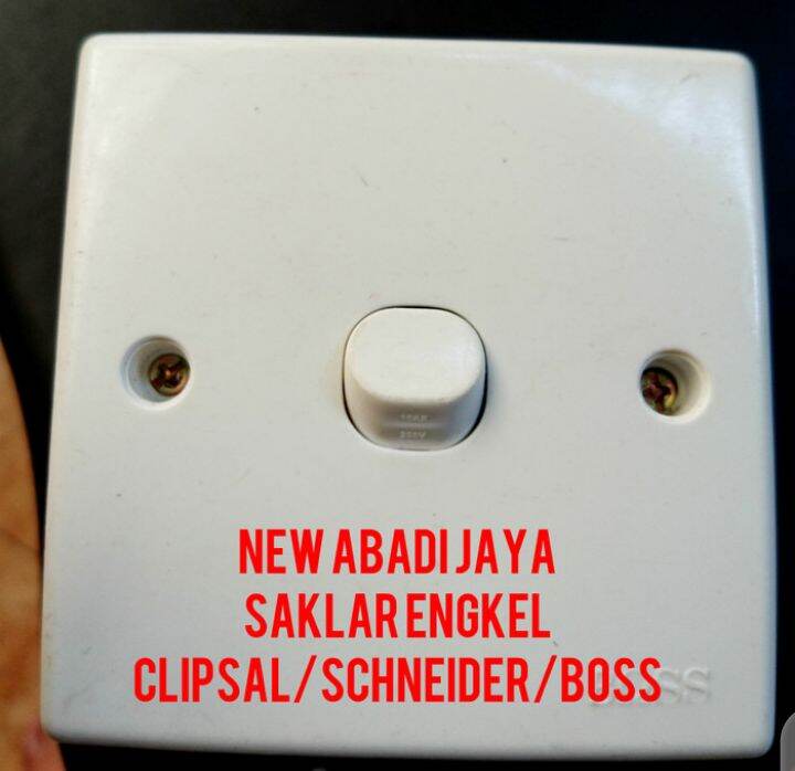 Saklar Classic Engkel dan Seri Merk Clipsal/Schneider/Boss | Lazada ...
