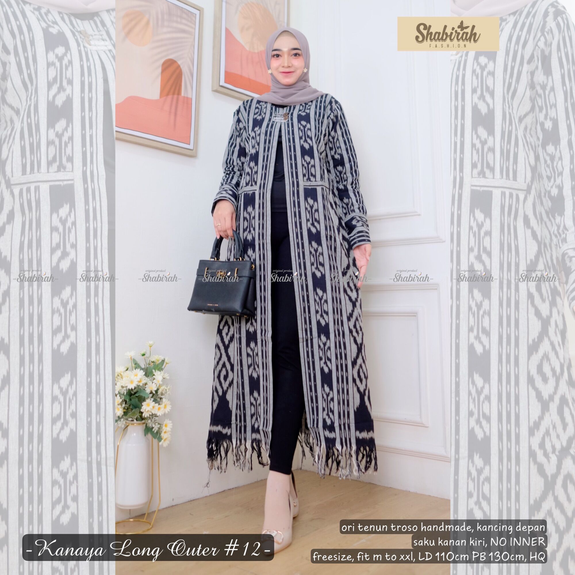 Garansi termurah COD - KANAYA LONG OUTER / BLAZER TENUN / CARDIGAN ...