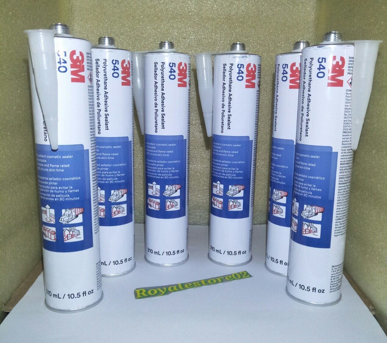 lem kaca adhesive sealant 540 3M - adhesive polyurethane sealant 310ml ...