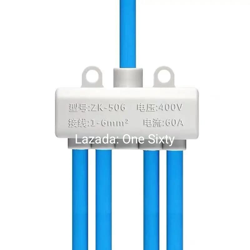 Terminal Block Blok Konektor Kabel 6 mm HIGH POWER CONNECTOR ZK-506 1 ...