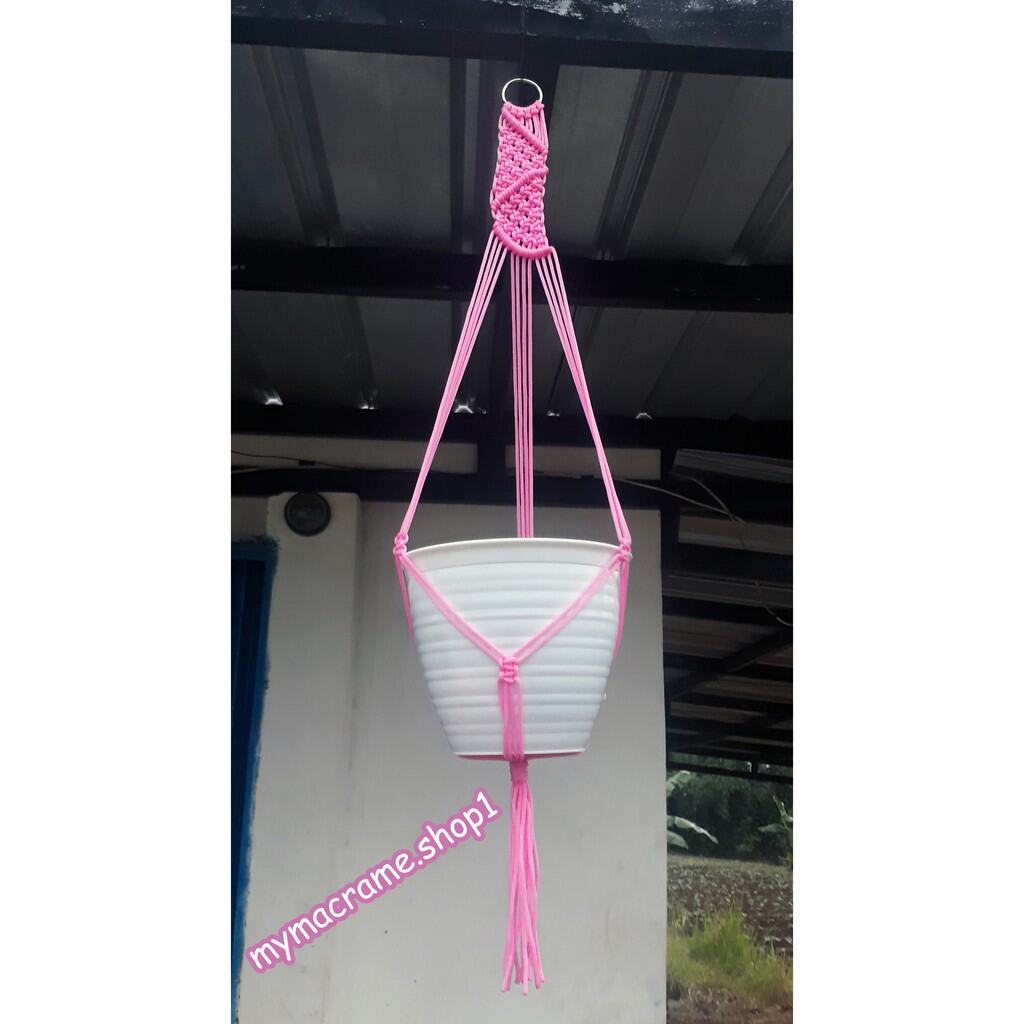 Tali pot gantung / gantungan pot / hiasan dinding / tali macrame / tali ...