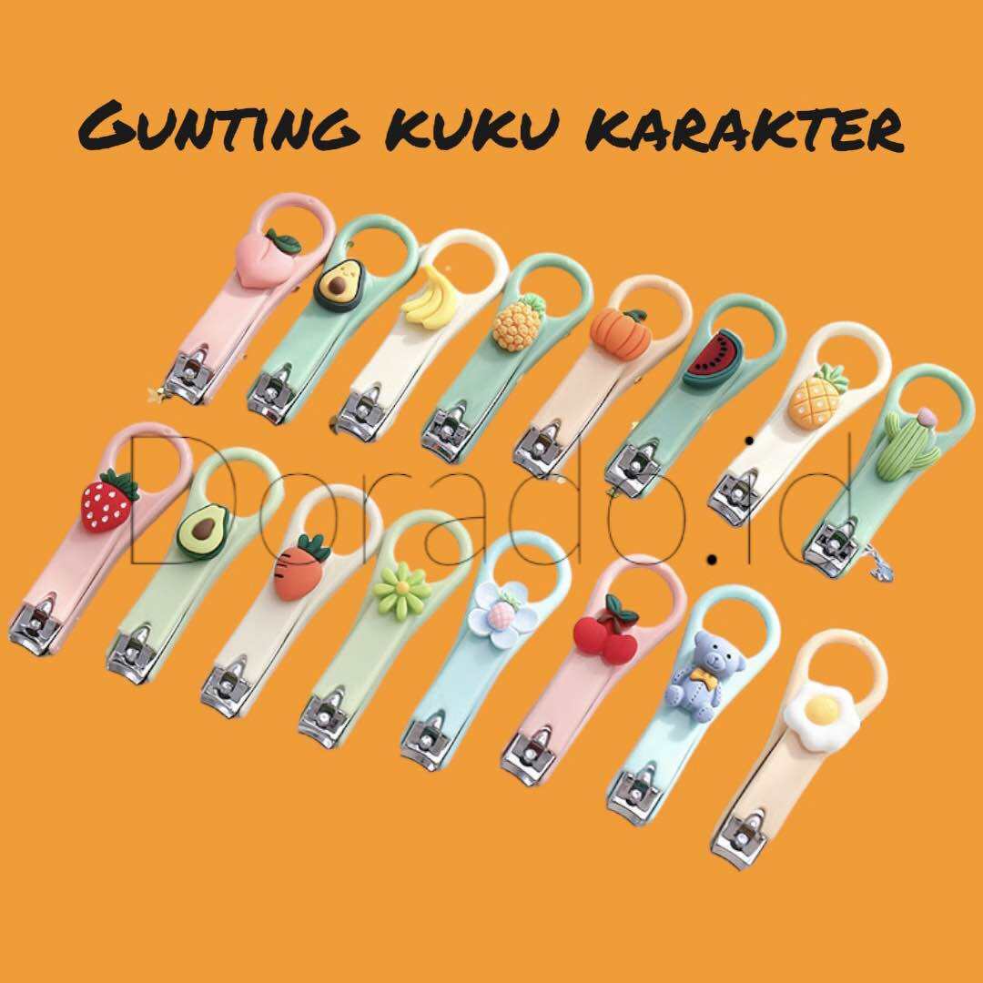 Pemotong Kuku Mini Jepit Kuku Gunting Kuku Mini Karakter Lucu Lazada Indonesia