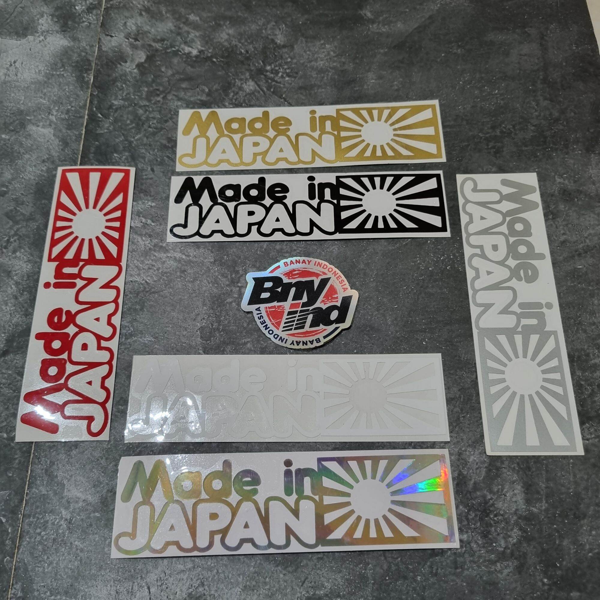 STICKER STIKER MADE IN JAPAN BENDERA JDM JEPANG CUTTING | Lazada Indonesia