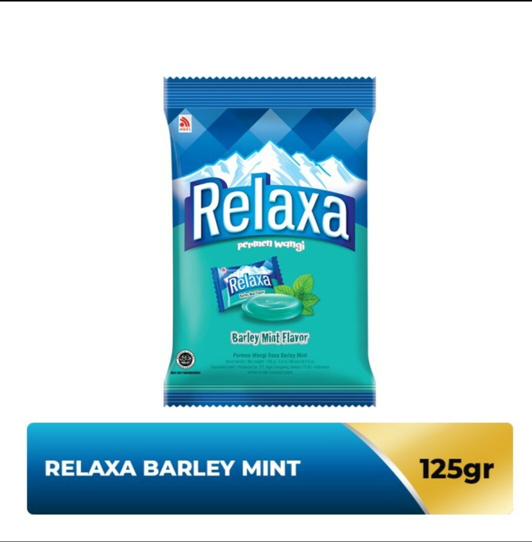 RELAXA - Permen Wangi penyegar mulut 125 gr- Zac 50 butir BARLEY MINT ...