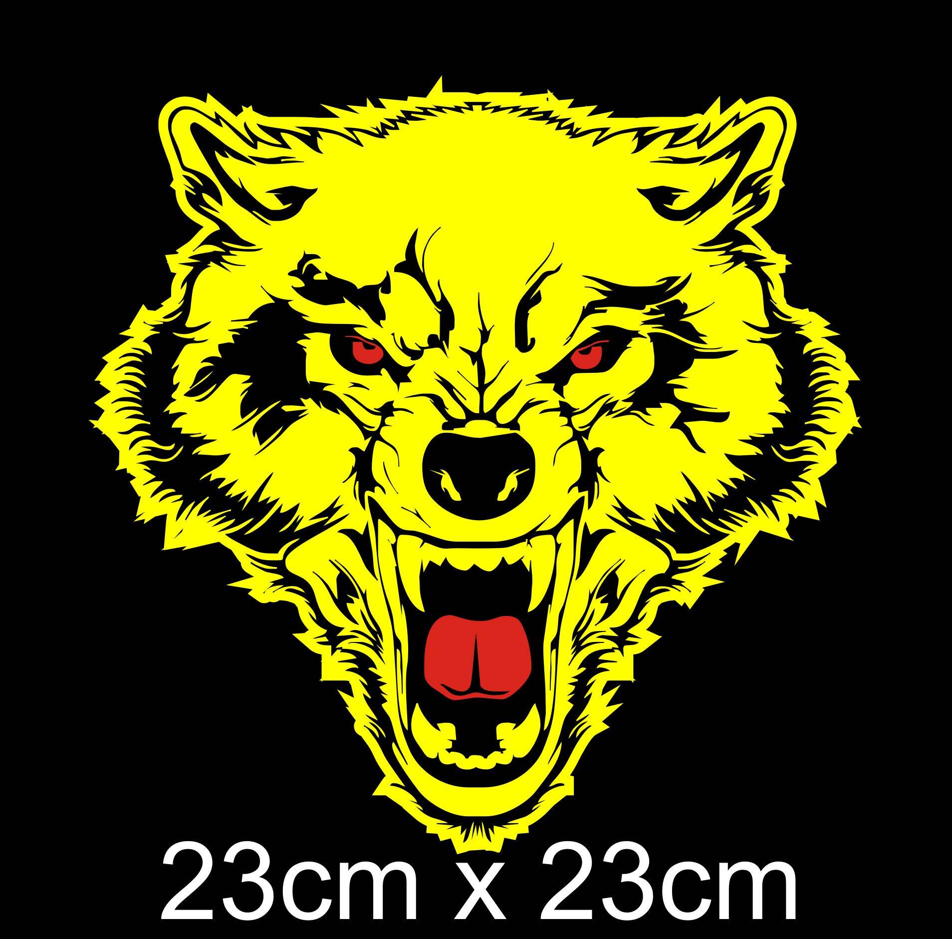 sticker cutting stiker kepala serigala | Lazada Indonesia