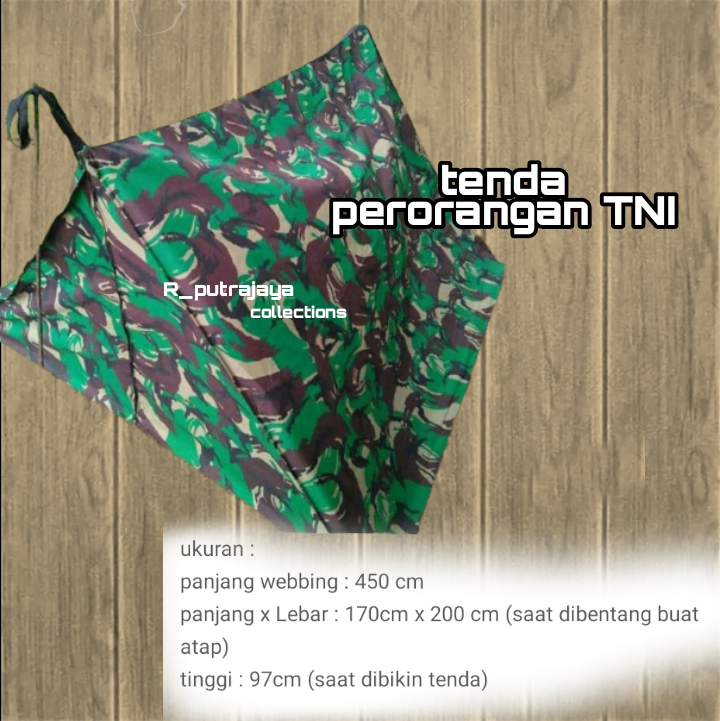 TENDA PERORANGAN TNI/ Militer / Army | Lazada Indonesia