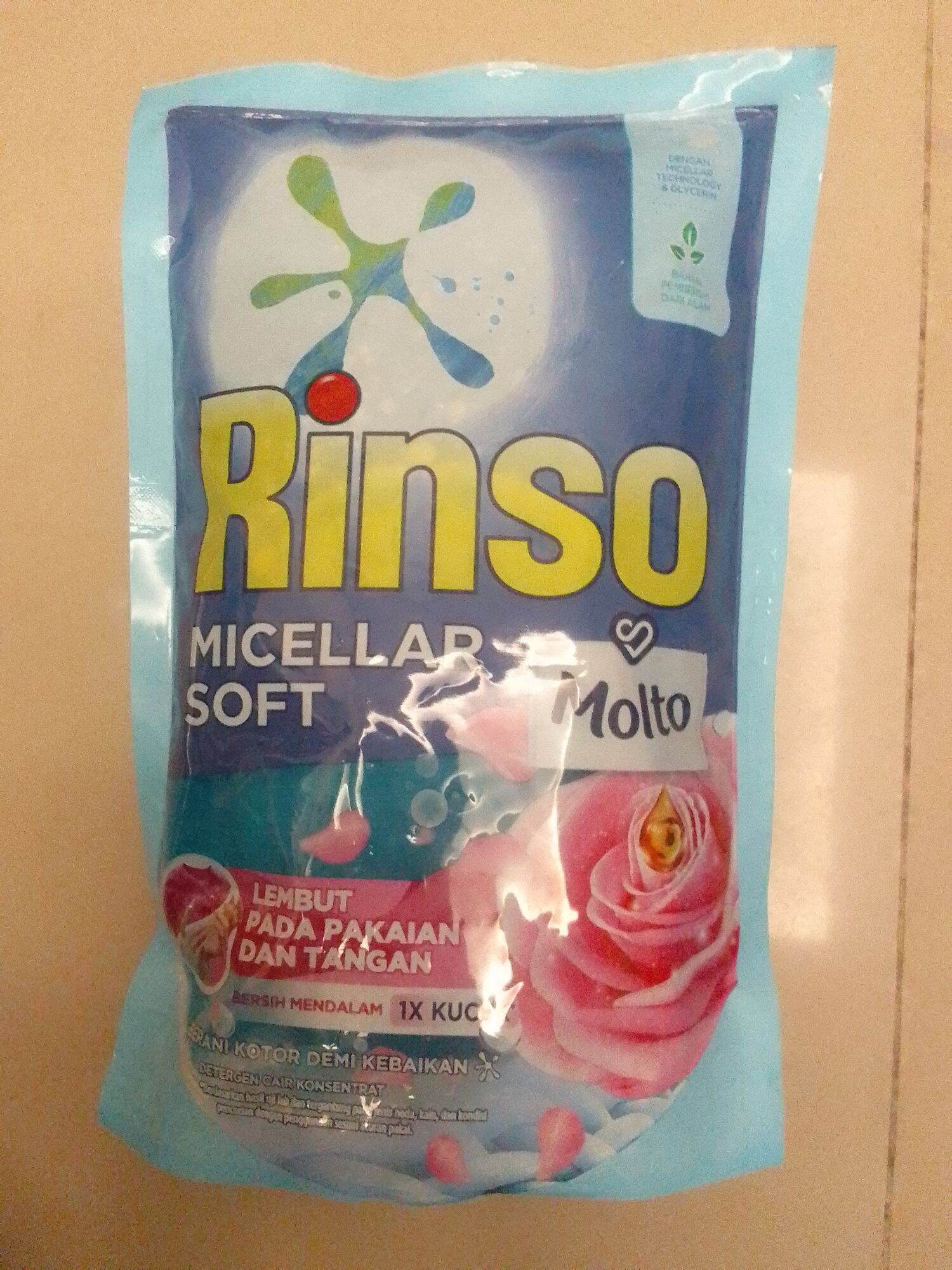 Rinso Micellar Soft Molto Detergen Cair 700 Ml | Lazada Indonesia
