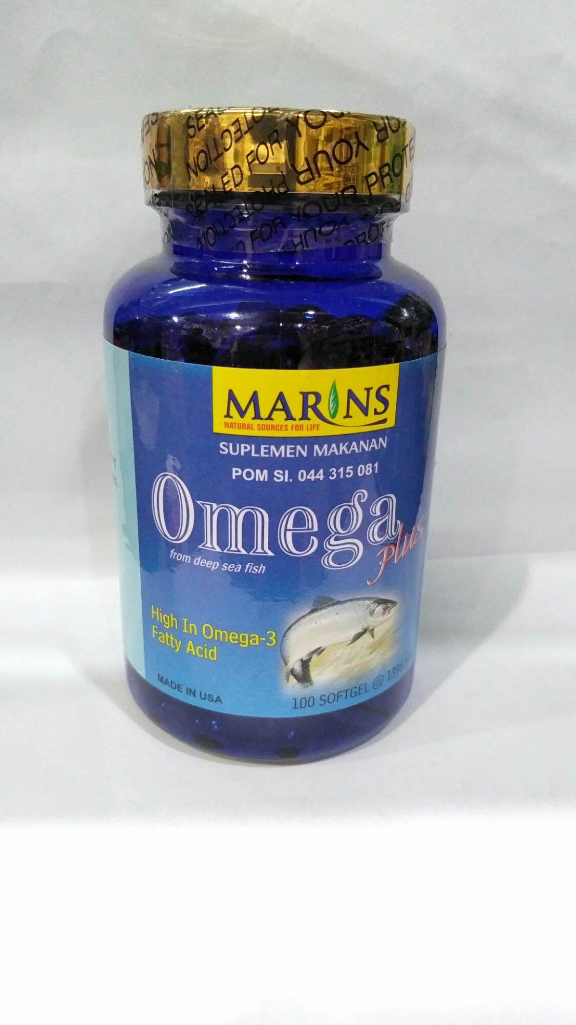 marinox omega 3 fish oil isi 100 | Lazada Indonesia