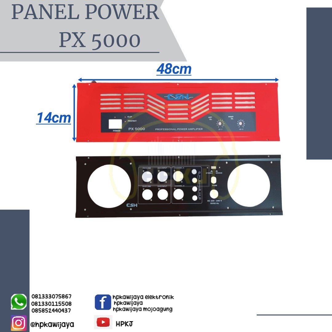 PANEL POWER AMPLIFIER PX 5000 plat panel power PX5000 | Lazada Indonesia