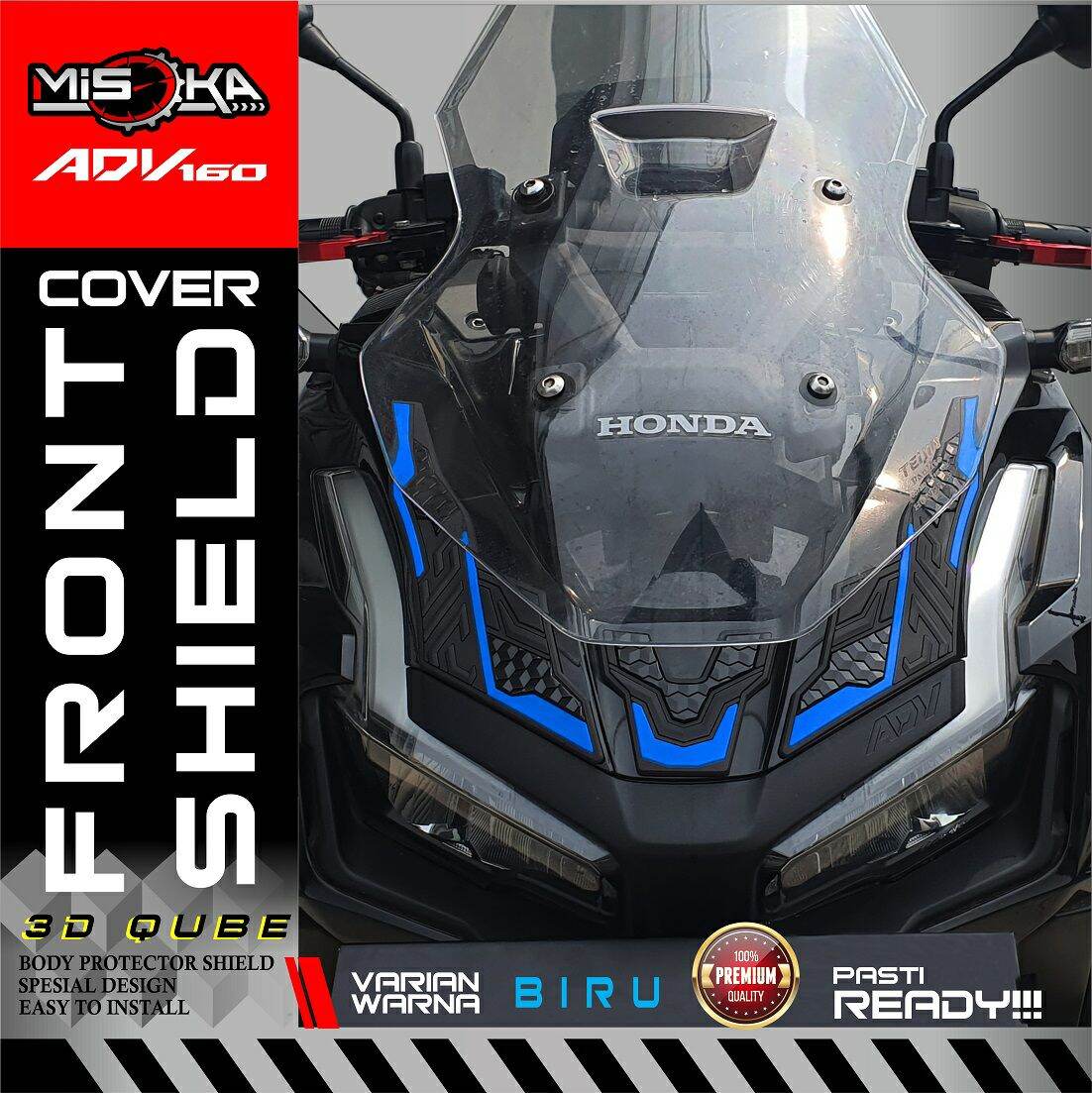Misoka Front Shield Cover ADV 160 Rubber Karet Murah Keren BUKAN ...