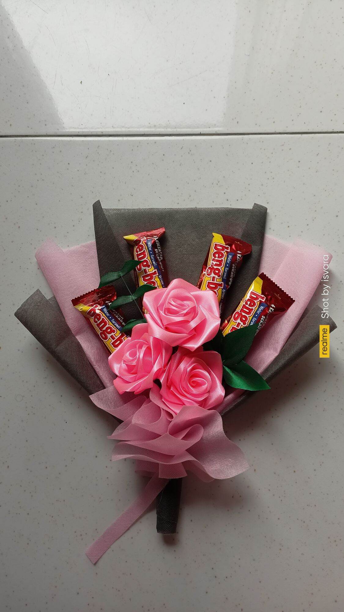 Buket bucket bouquet bunga beng beng snack | Lazada Indonesia