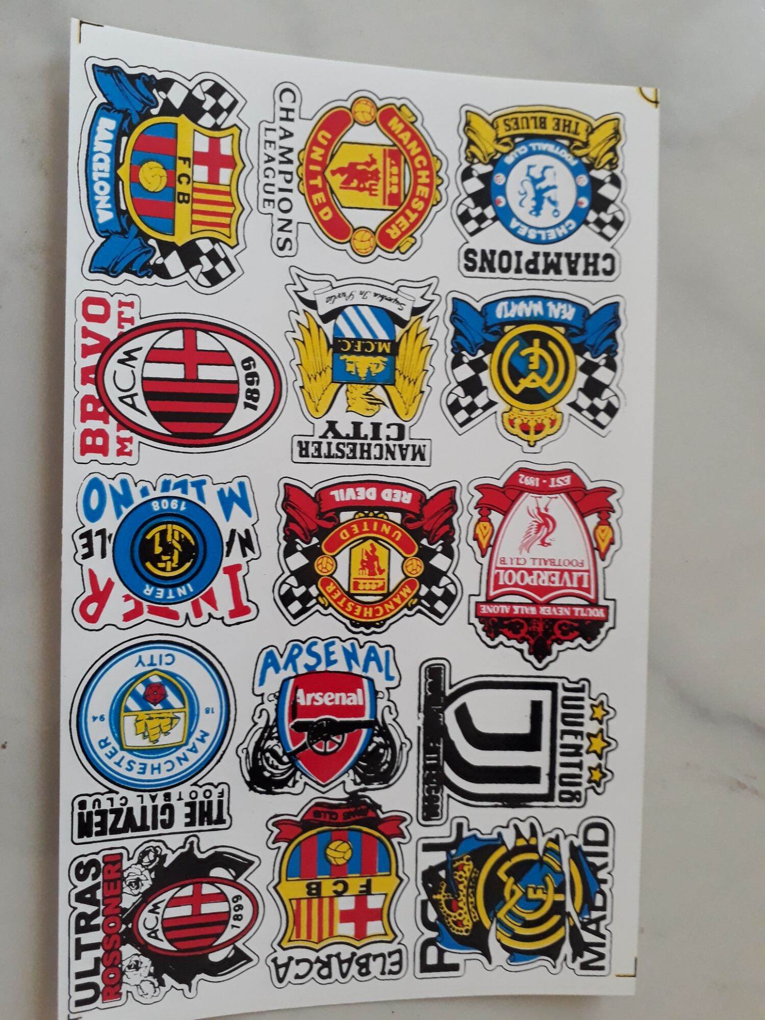 1 lembar stiker bola eropa | Lazada Indonesia
