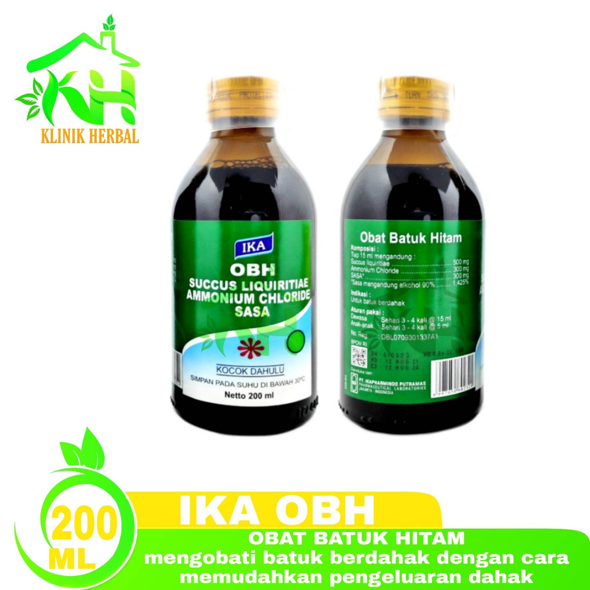 OBH IKA Syrup 200ml - Meredakan Batuk Berdahak | Lazada Indonesia