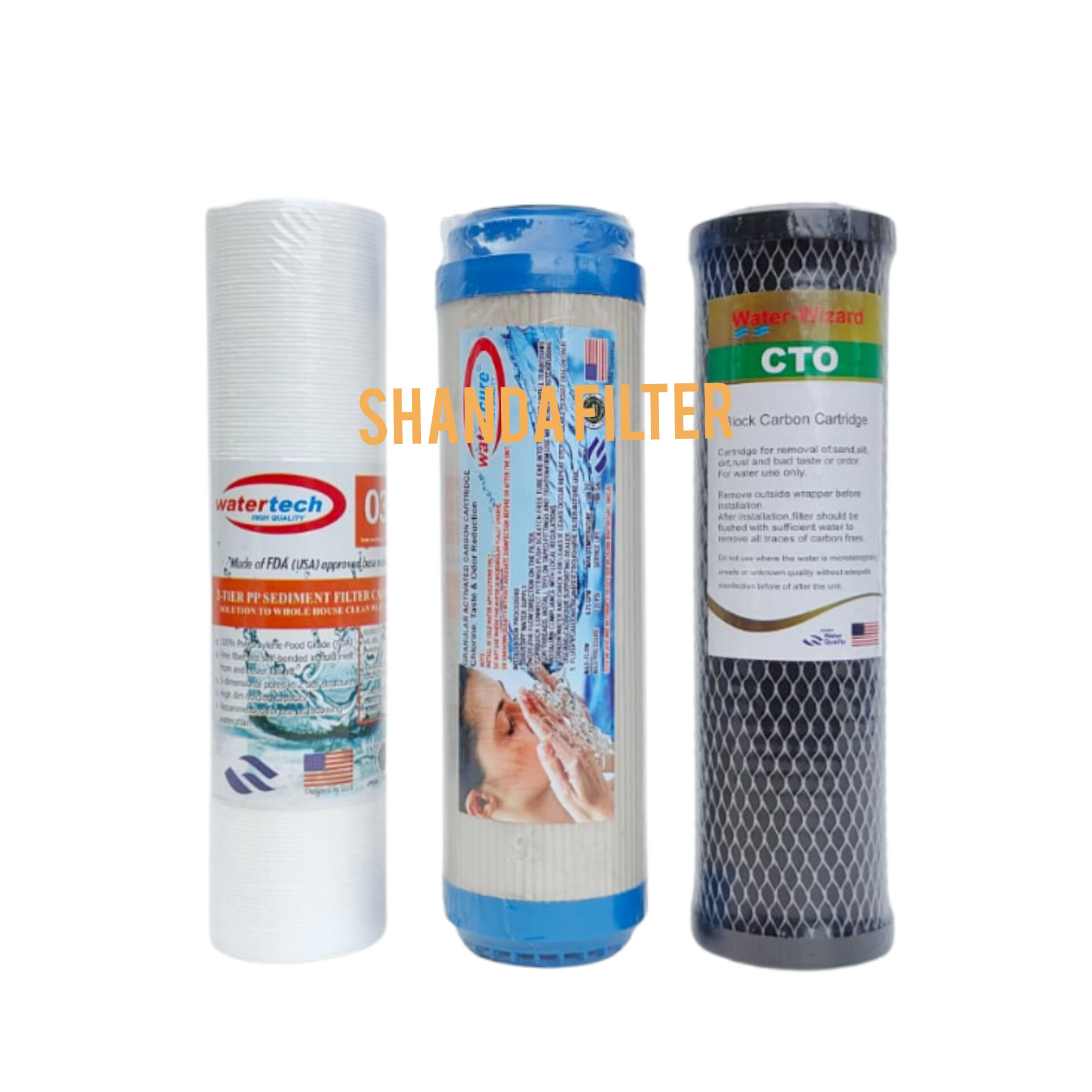 PAKET Raffil FILTER AIR 3 TAHAP (SEDIMEN-GAC-CTO) | Lazada Indonesia