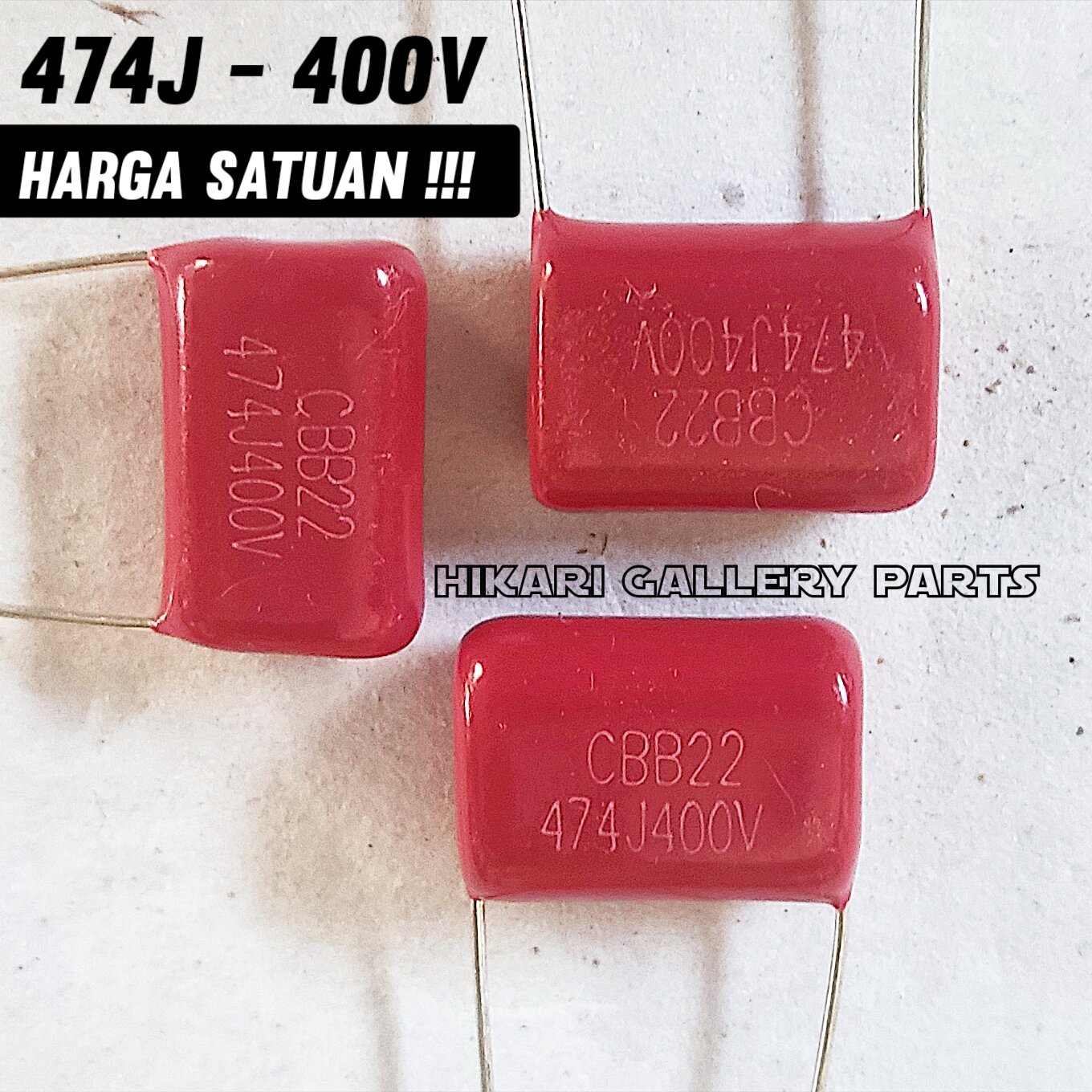 Kapasitor Milar 474J 400V / mylar 400Volt 474j milar 474j 400 volt ...